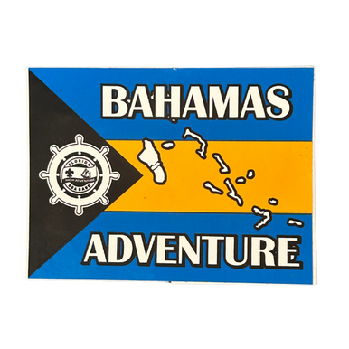Sticker Bahamas Adventure Flag