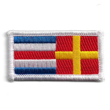 Patch Coral Reef Flag Signal A-B Emblem