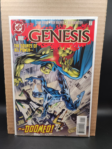 DC GENESIS PREVIEW #1, #1 - #4 COMPLETE SET / 1997 DC COMICS combined ...