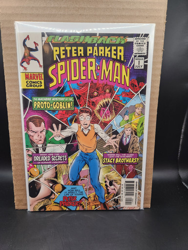Flashback Spider-Man Minus #1 (1997) 1st App Of Proto-Goblin combined ...