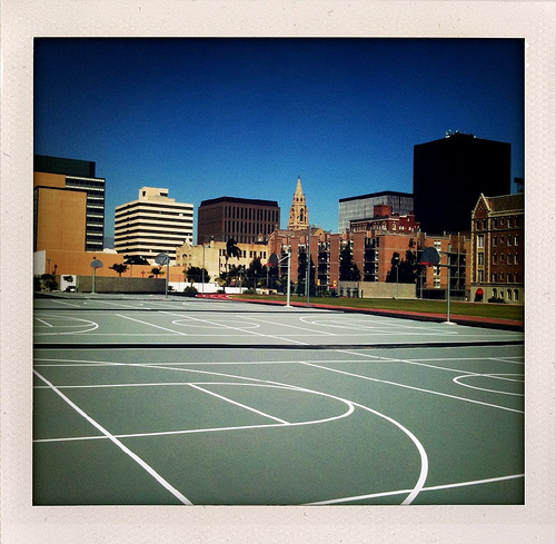 Basketball Court Lines and Markings - Half Court Sports