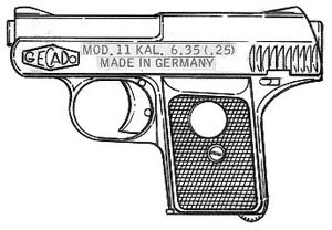 Galesi VP, .25ACP, 7 Rd Magazine Or Grips - Triple K - Live Store