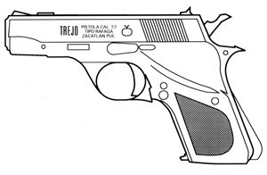 Trejo Model 1-A, .22LR Magazine Or Brown Grips - Triple K - Live Store