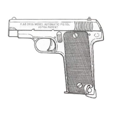 Astra Model 1916 32ACP 9Rd: - Triple K - Live Store