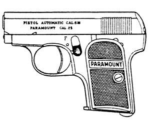 Paramount, .25ACP, 6 Rd: - Triple K - Live Store