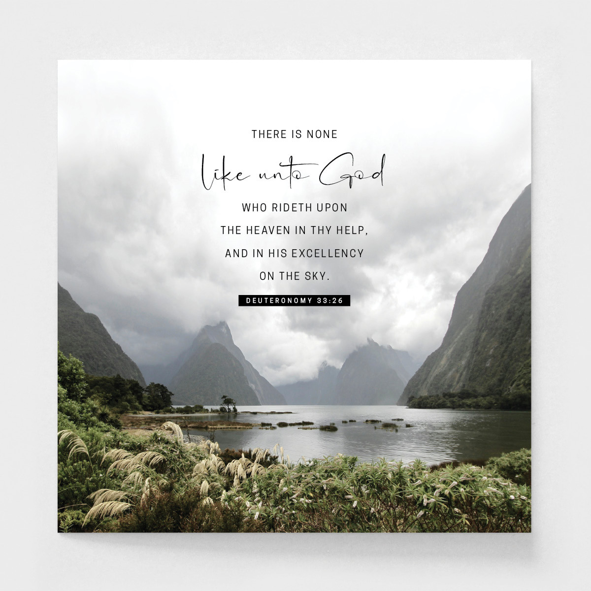 None Like God - ICare Greetings