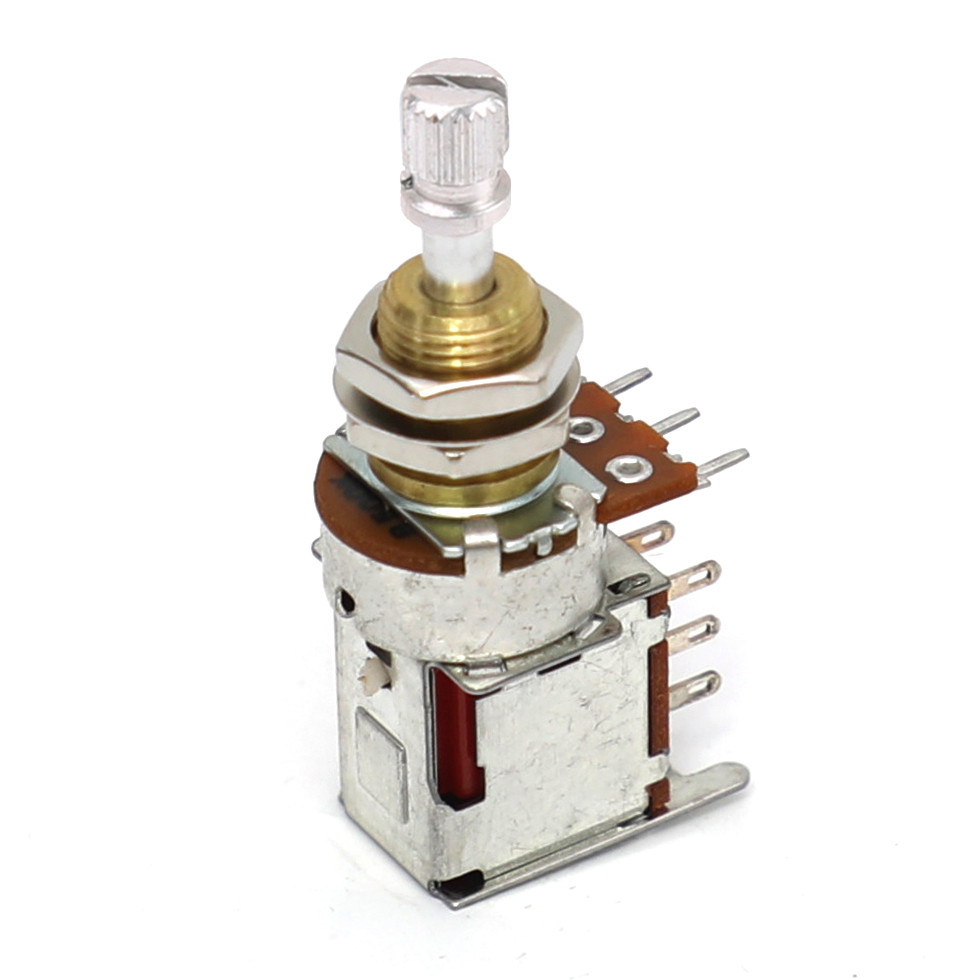 Push-Push Pot for PCB Terminal / Metric Shaft