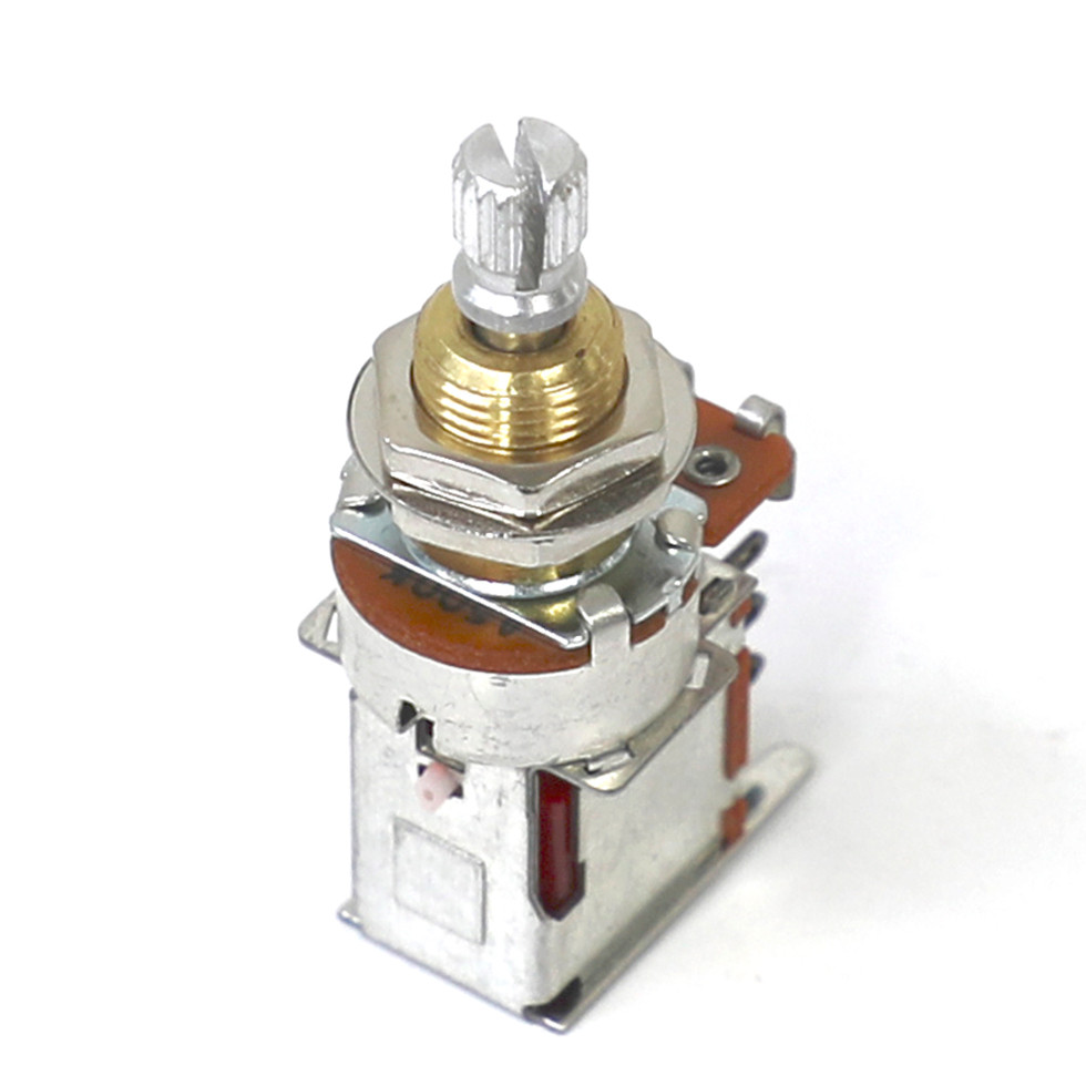 Push-Push Pot for Solder Terminal / Metric Shaft