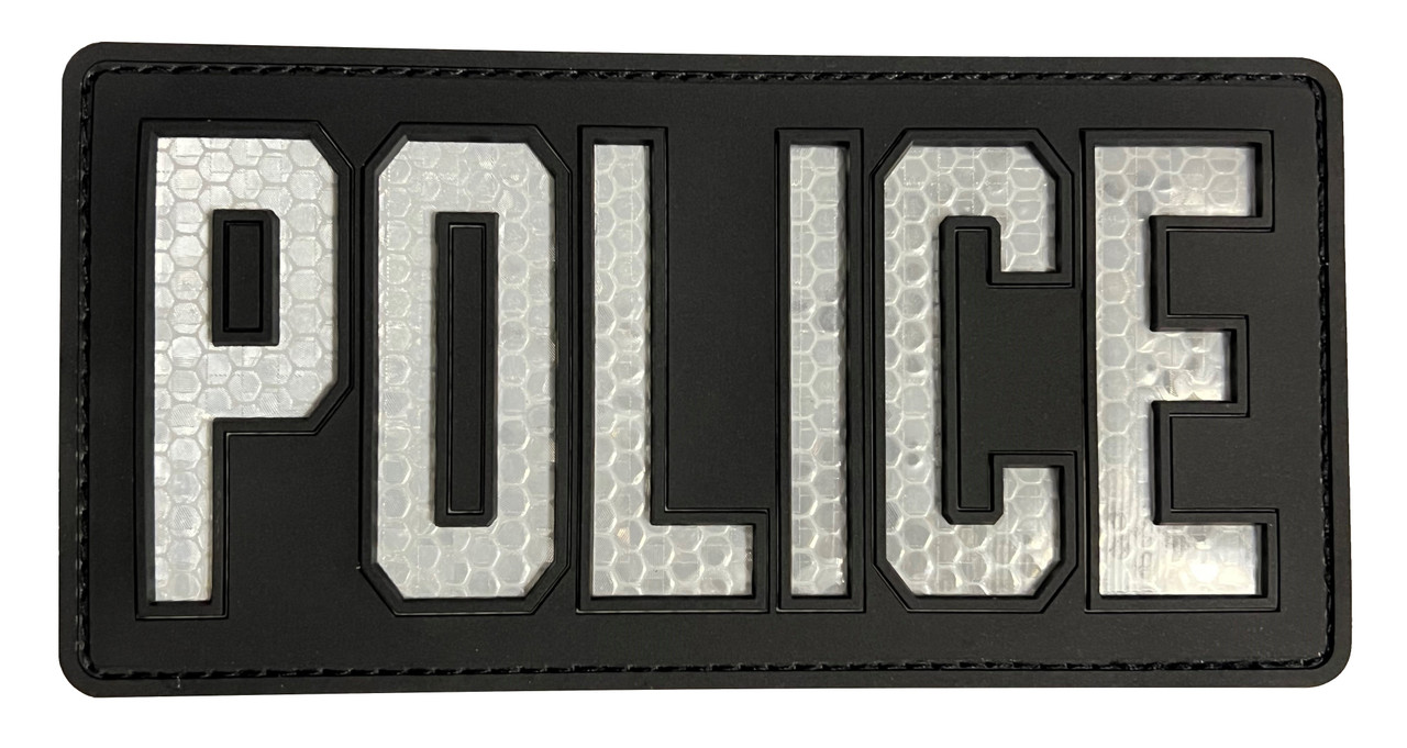 Reflective PVC Patch - Police