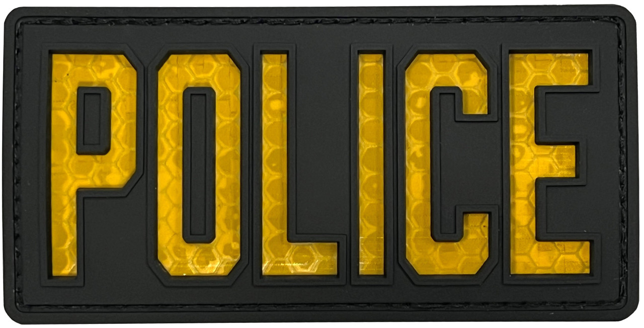 Reflective PVC Patch - Police