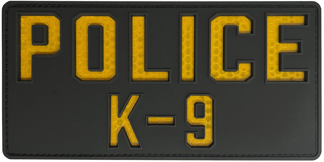 Reflective PVC Patch - Police K9