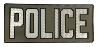 Reflective PVC Patch - Police