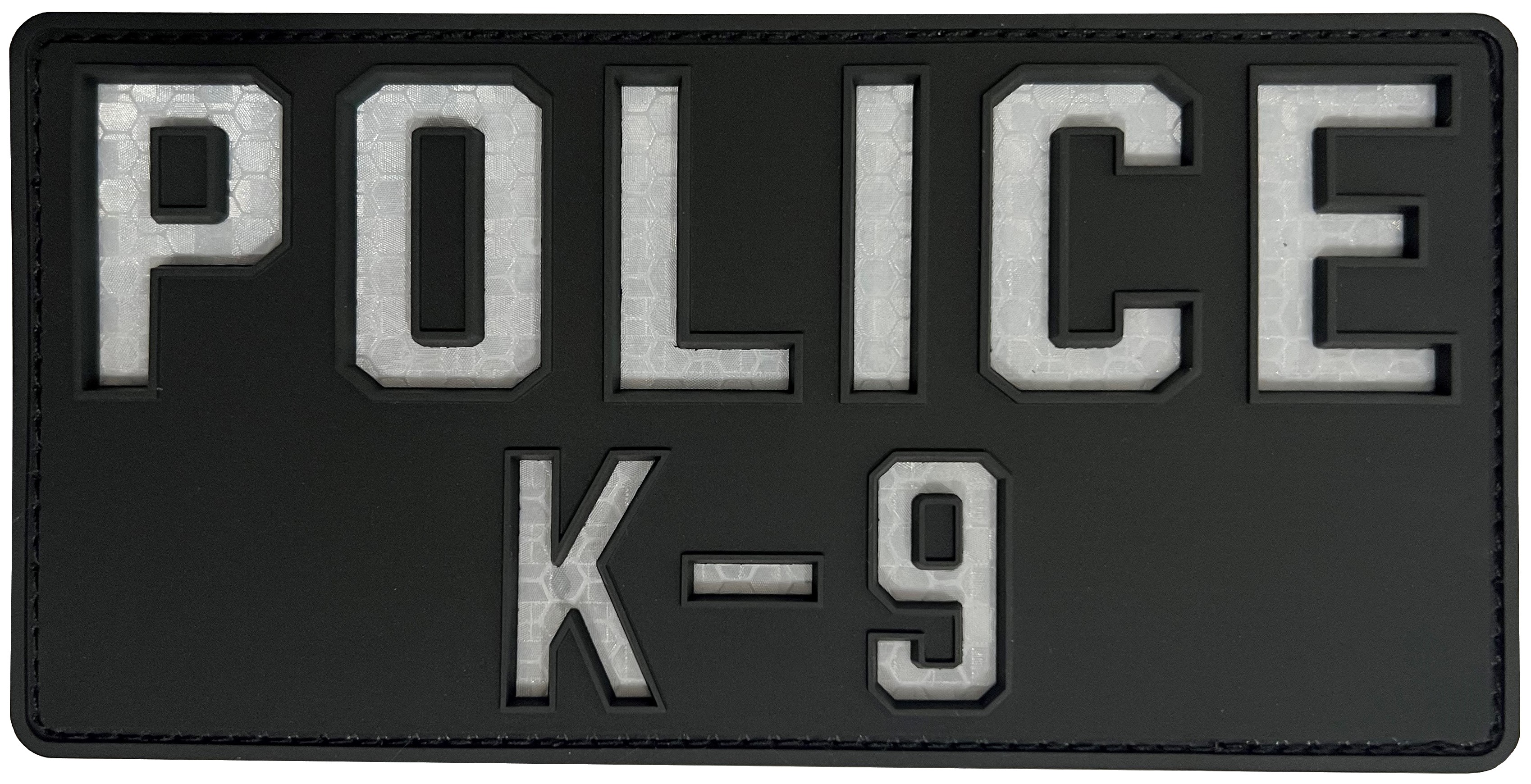 Reflective PVC Patch - Police K9