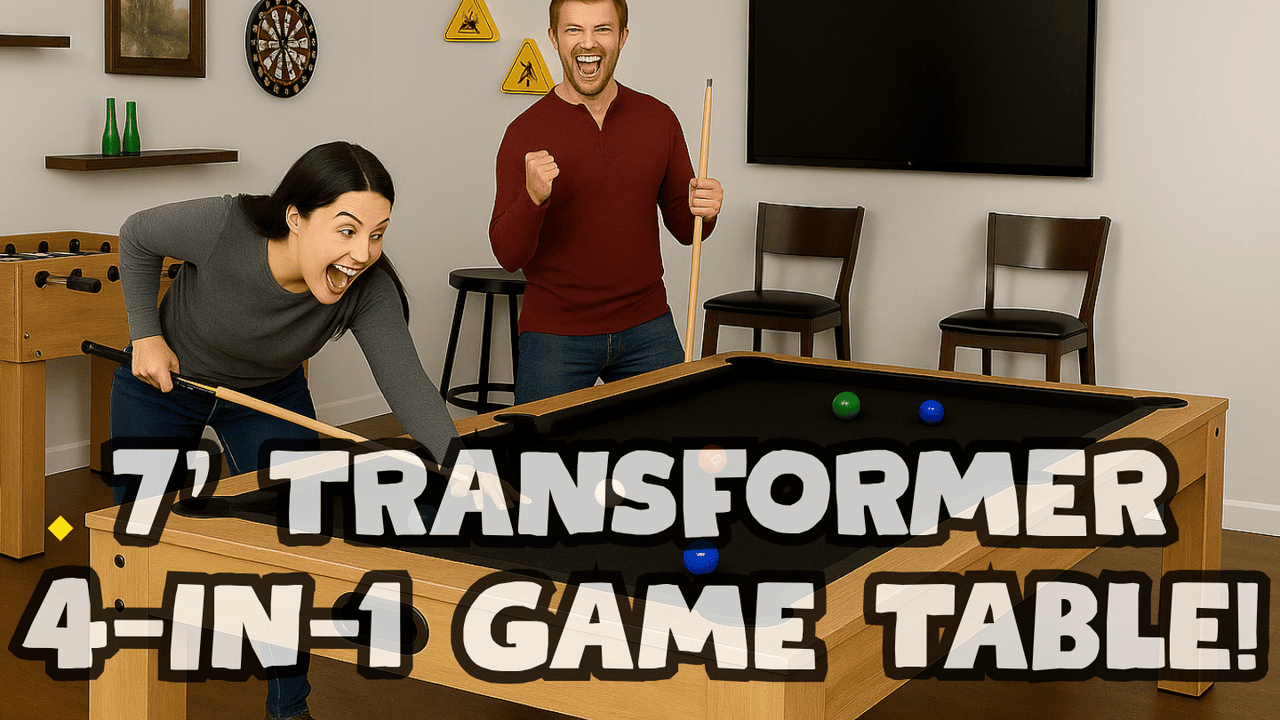 7 Foot Pool Table Dining Table | Multi Game Table