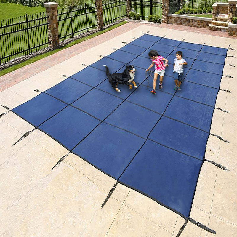 "Gorilla" Mesh Safety Pool Cover for In-Ground Pools- 16 YR Warranty