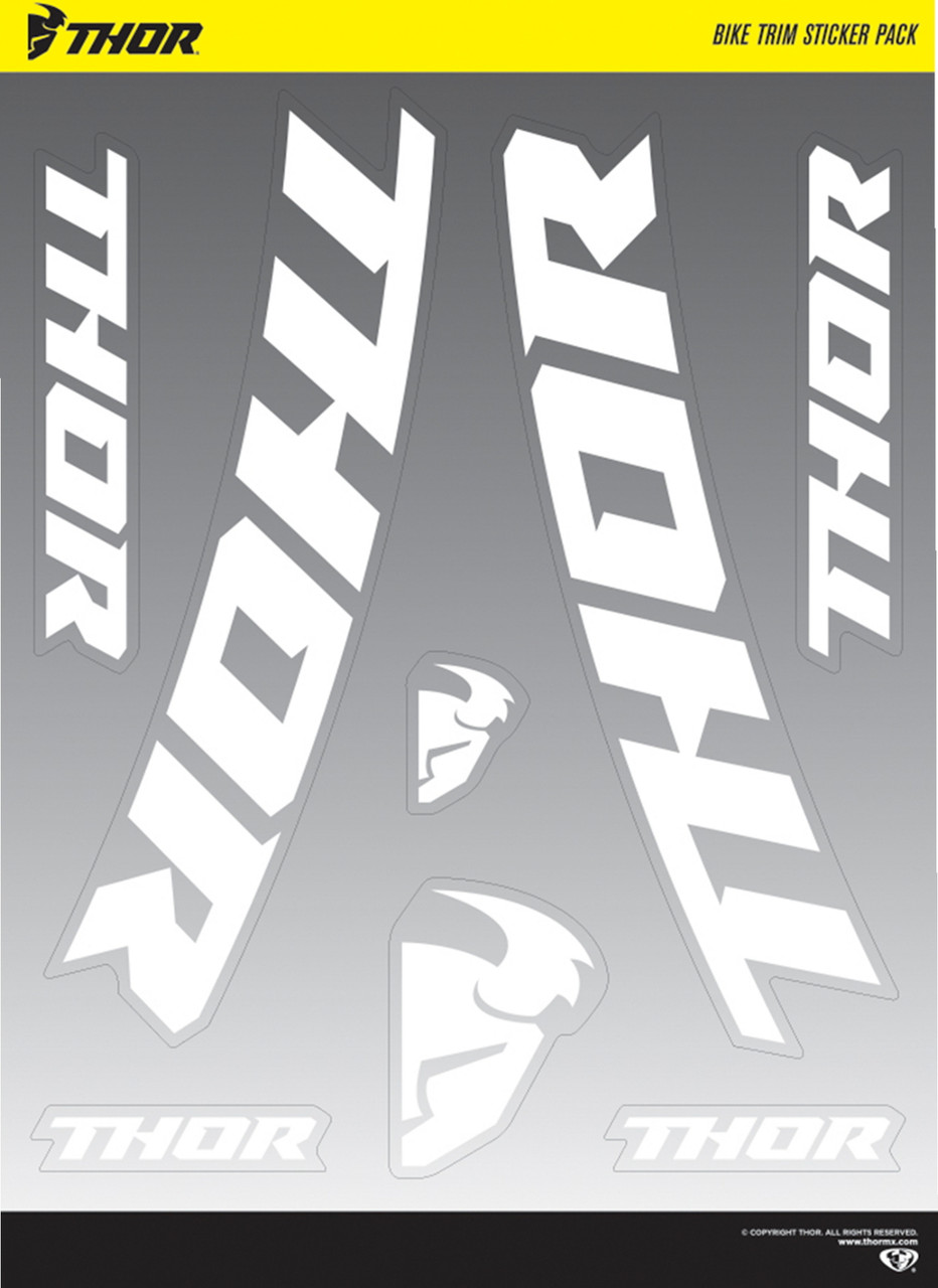 Thor Decal Sheet - Bike Trim - MX Gear
