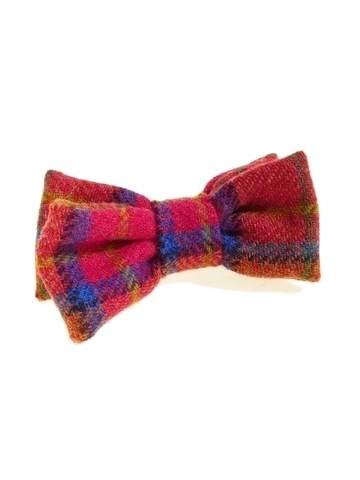 Donegal Tweed Bow Tie Bright Plaid Check NEW - Tweedmans