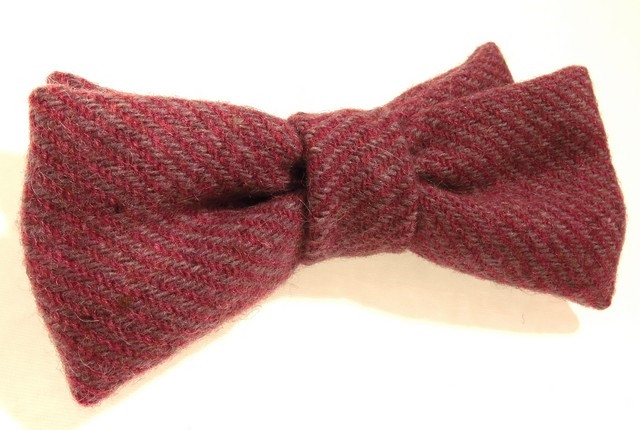 Donegal Tweed Bow Tie Bright Plaid Check NEW - Tweedmans