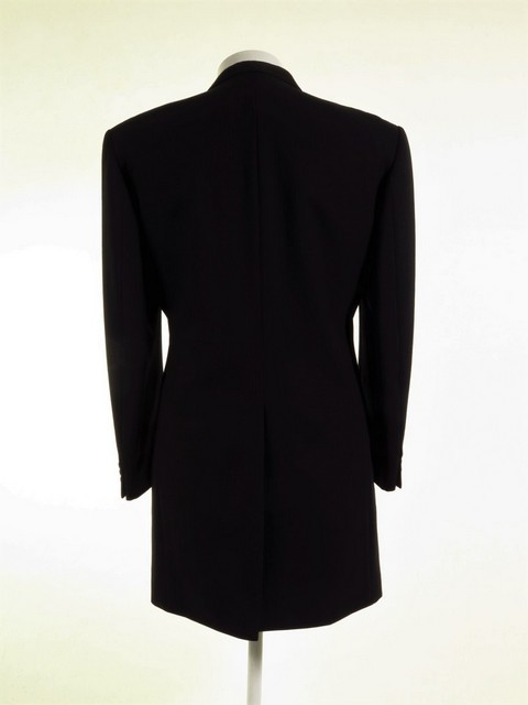 Ex Hire Black Prince Edward Jacket Herringbone Wool - Tweedmans