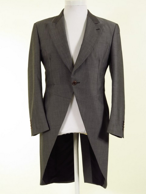 Buy Men's Silver Grey Mohair Tailcoat Ex Hire - Tweedmans