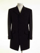 Ex Hire Black Prince Edward Jacket Herringbone Wool - Tweedmans