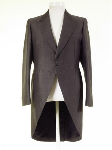 Grey Mohair Tailcoat - Ex-Hire Wedding & Royal Ascot Morning Suits ...