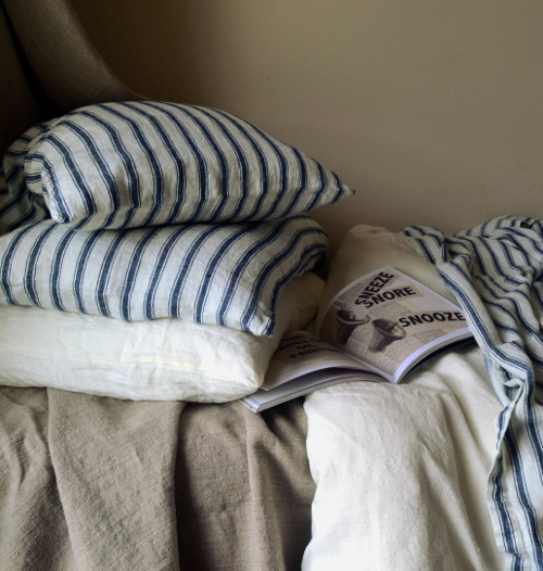 Vintage Inspired Signature Linen Bedding. Handmade in Australia