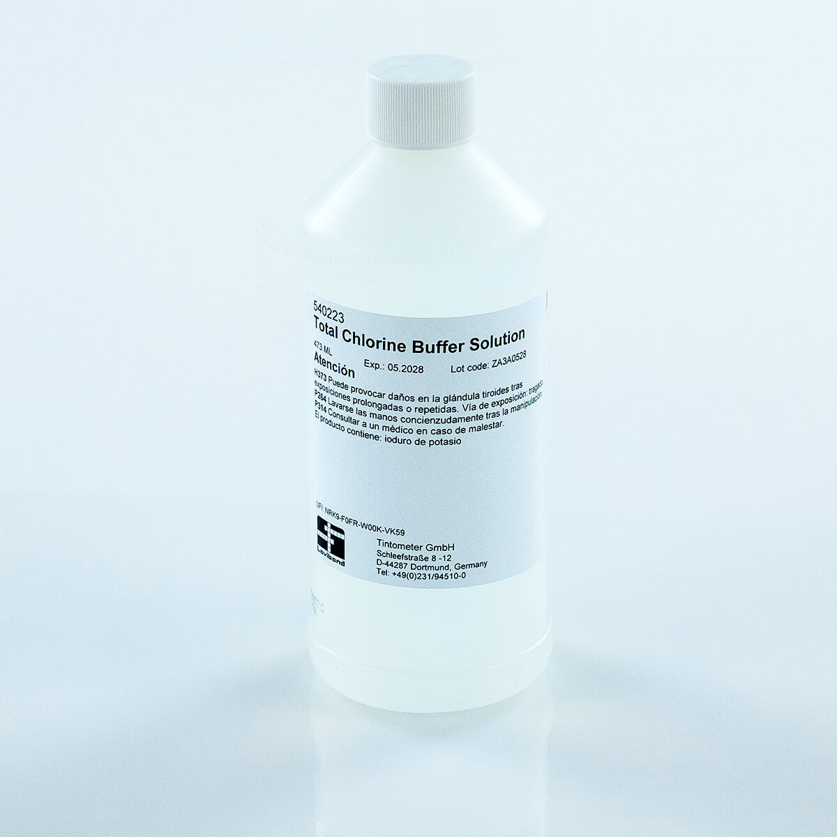VARIO TOTAL CHLORINE BUFFER SOLUTION 473 ML - ANALYTICAL WATER SOLUTIONS