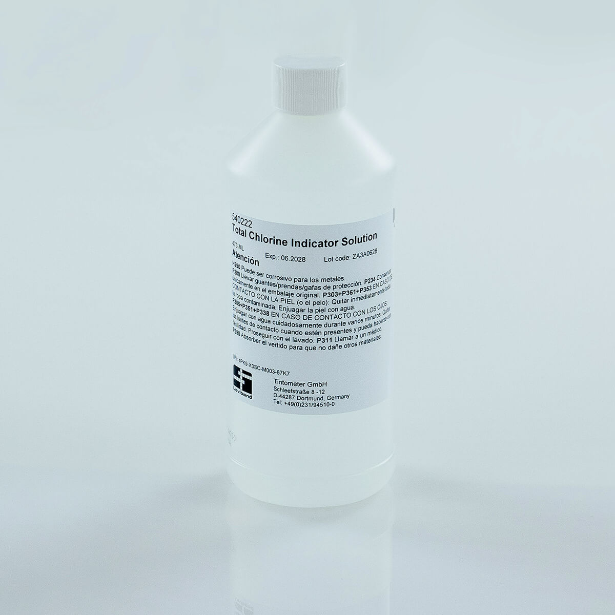 VARIO TOTAL CHLORINE INDICATOR SOLUTION 473 ML - ANALYTICAL WATER SOLUTIONS