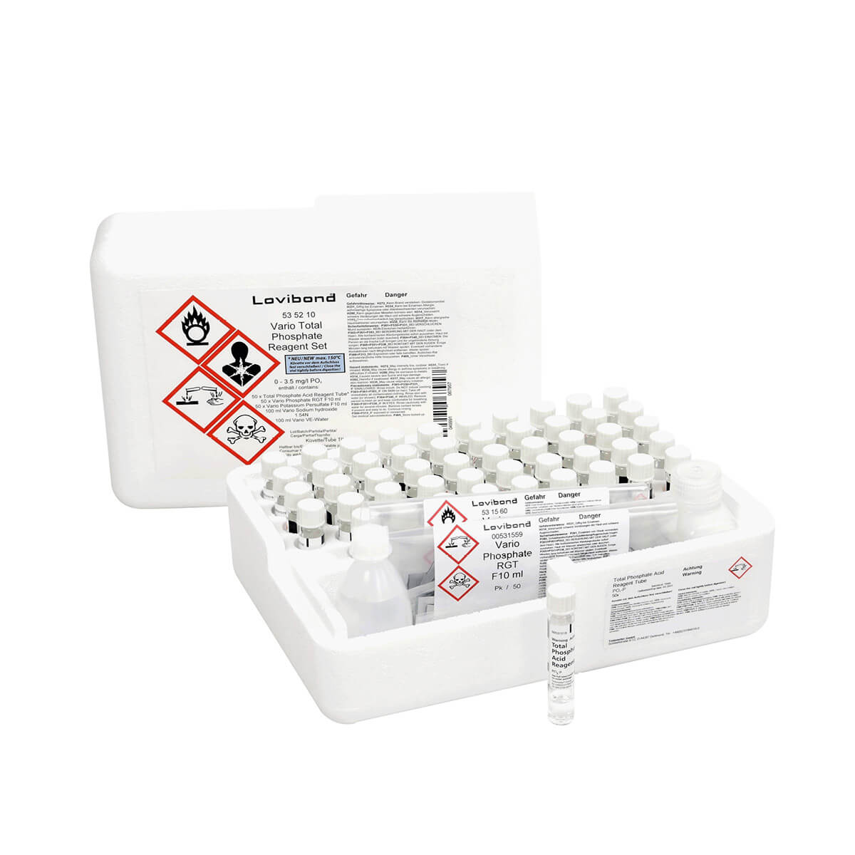 VARIO TOTAL PHOSPHATE REAGENT SET 50 TESTS - ANALYTICAL WATER SOLUTIONS