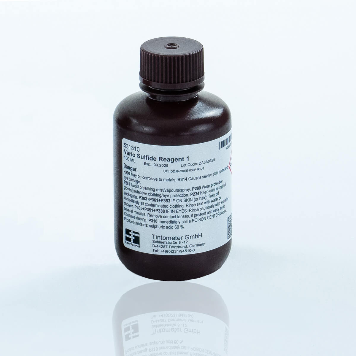 VARIO Sulfide Reagent 1 100 ML - ANALYTICAL WATER SOLUTIONS