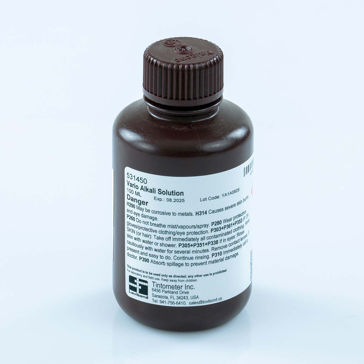 VARIO ALKALI SOLUTION 100 ML - ANALYTICAL WATER SOLUTIONS