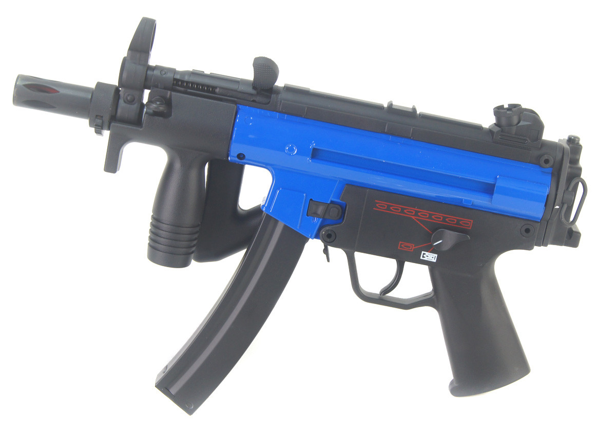 Galaxy G5 MP5 replica with folding stock and Metal Gearbox in blue ...