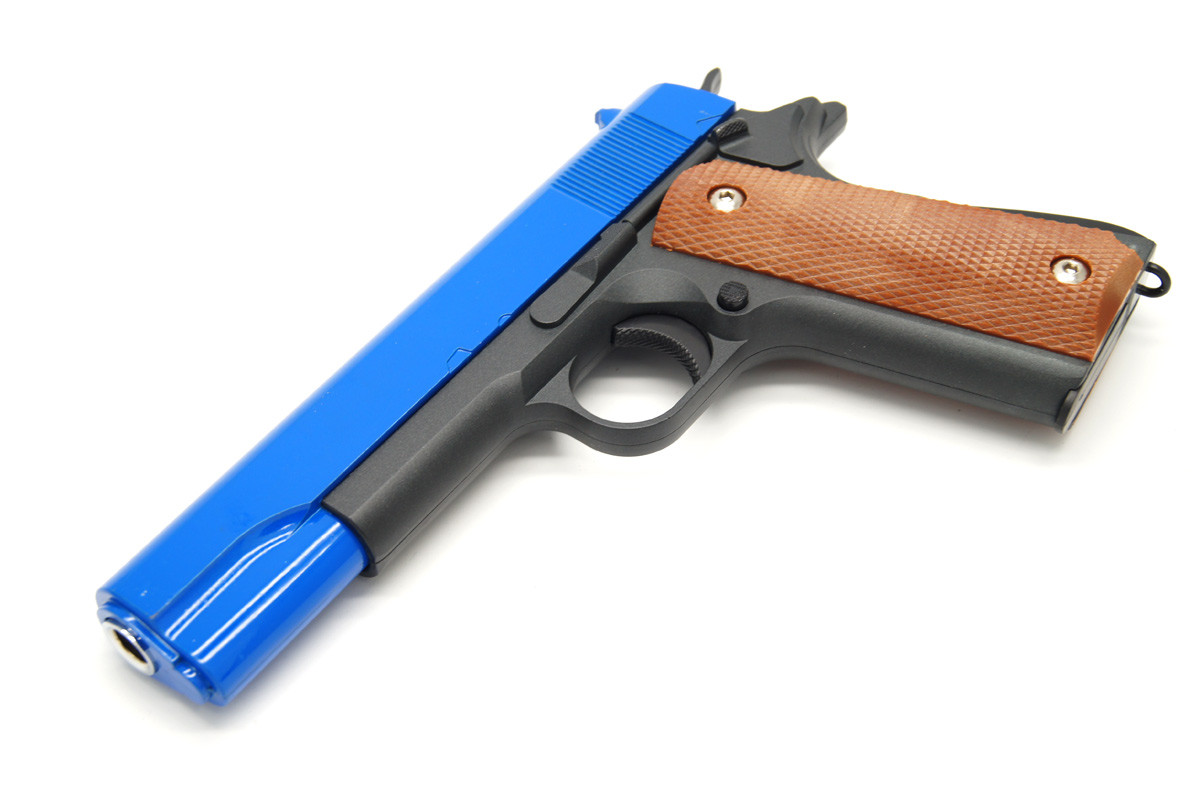 Galaxy G13H Full Metal BB Gun in Blue with Holster - bbgunsuk.co.uk