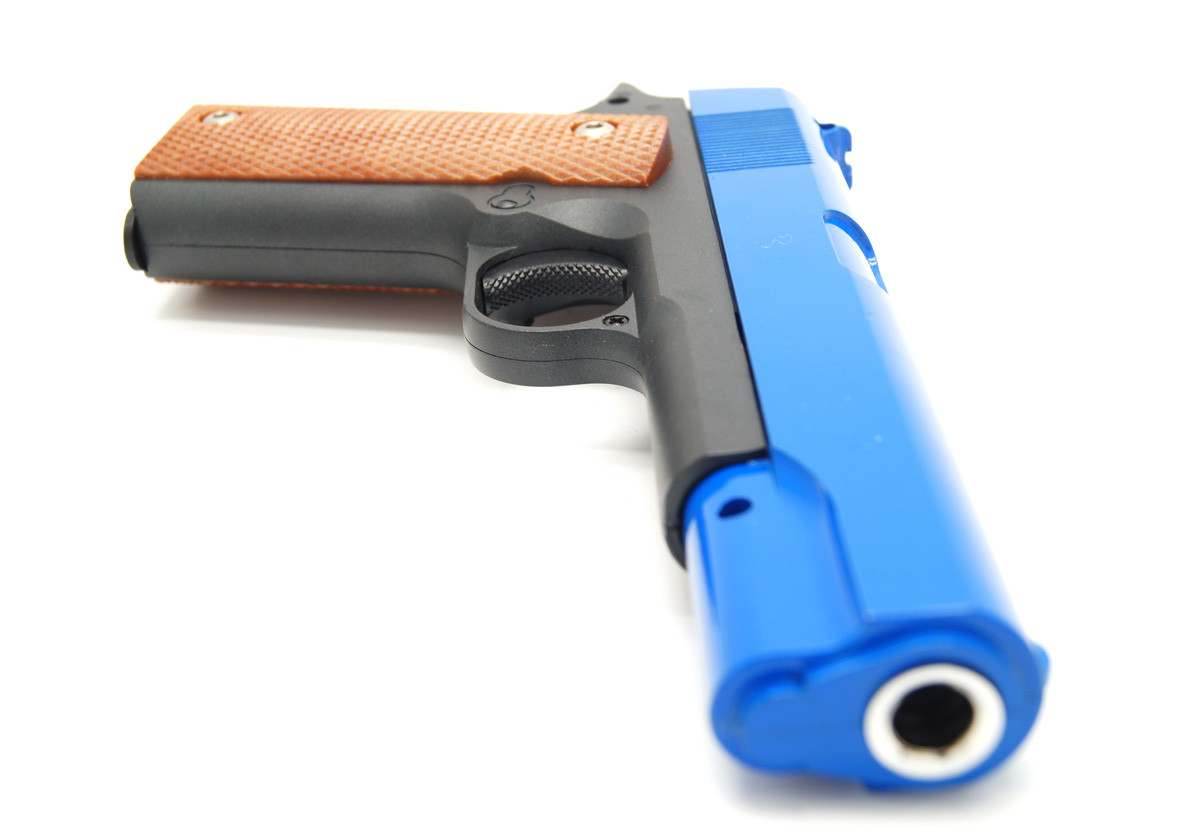 Galaxy G13H Full Metal BB Gun in Blue with Holster - bbgunsuk.co.uk
