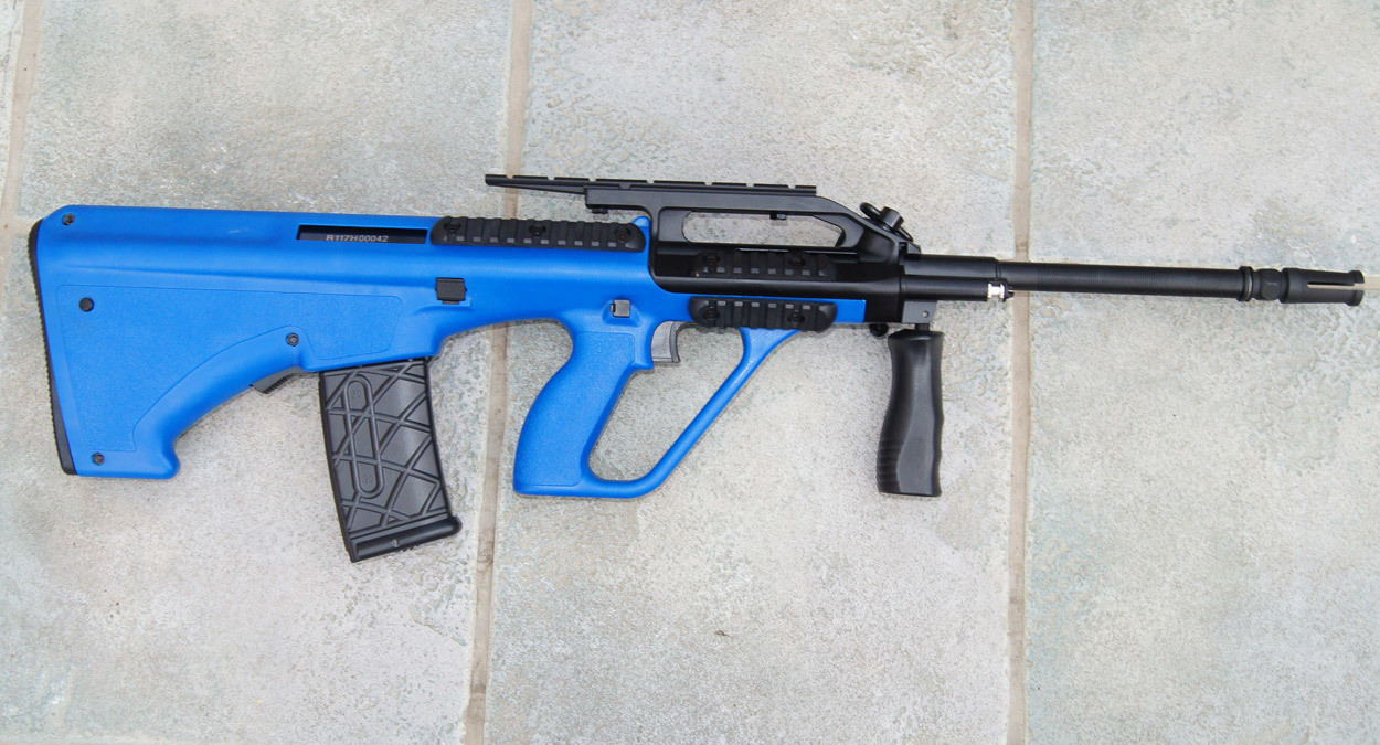 Army Armament R901 Steyr Aug BB Gun in Blue - bbgunsuk.co.uk