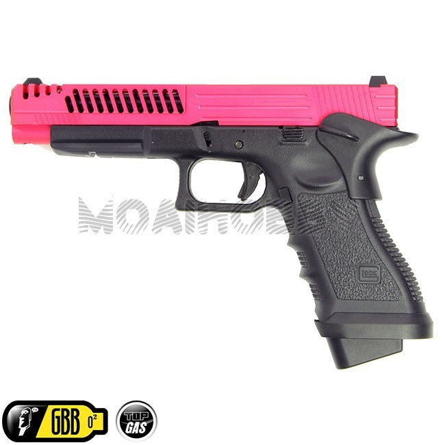 Army Armament R34-D Custom CNC Aluminum Slide in Red - bbgunsuk.co.uk