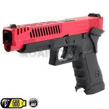 Army Armament R34-D Custom CNC Aluminum Slide in Red - bbgunsuk.co.uk