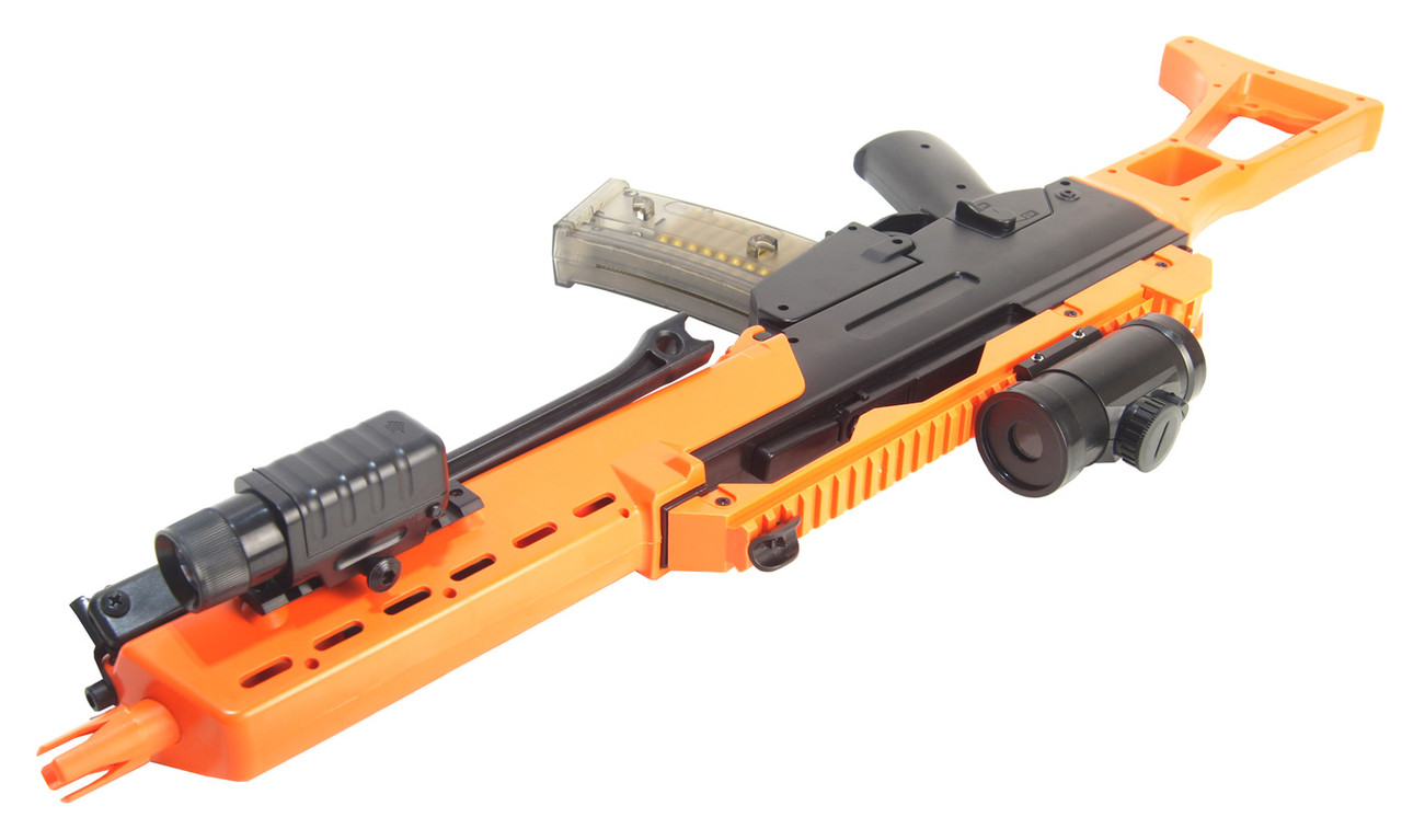 Double Eagle M41K G36 replica sniper rifle with folding stock and bipod ...