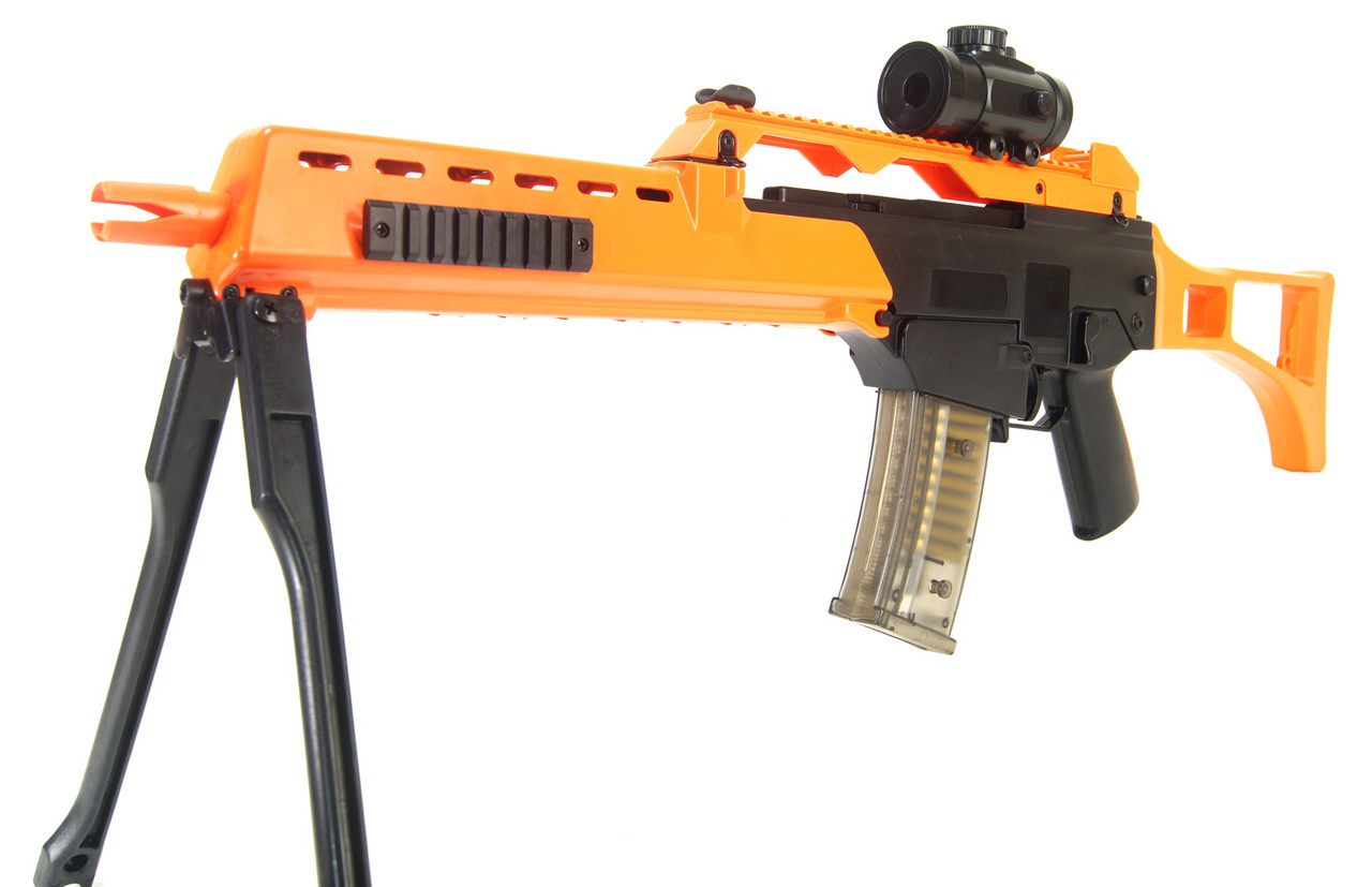 Double Eagle M41K G36 replica sniper rifle with folding stock and bipod ...