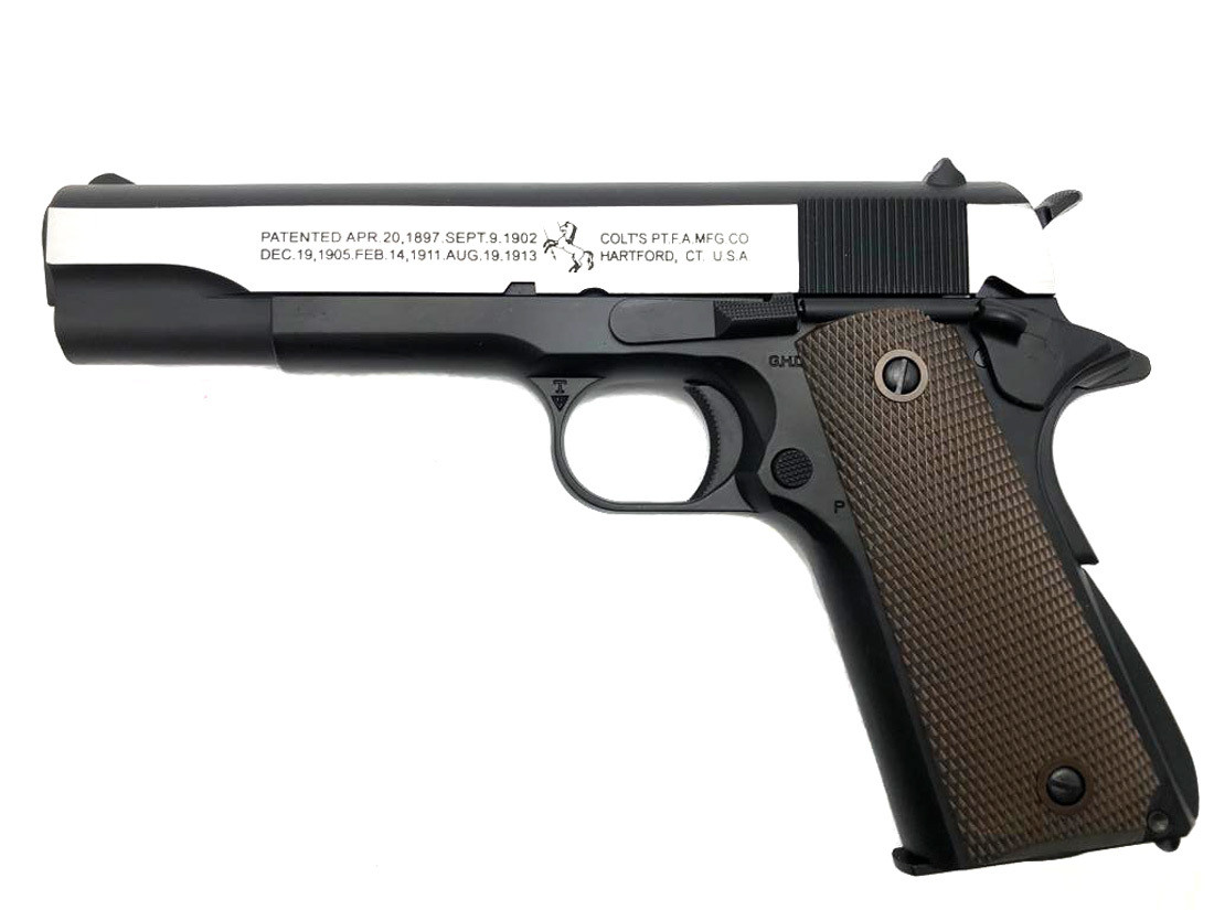Army Armament R31-Y M1911 GBB Full Metal in (Black/Silver) - bbgunsuk.co.uk