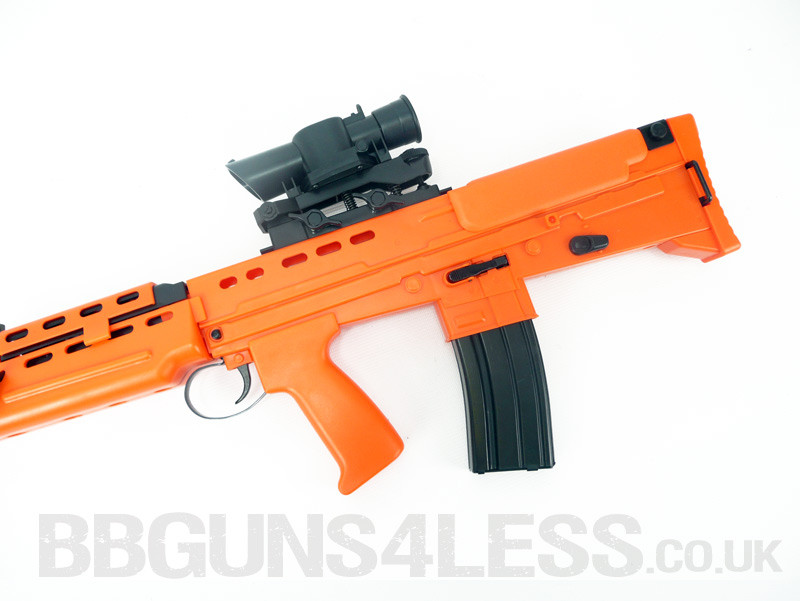 HFC L85 SA 80 Replica Rifle with Mock scope in Blue - bbgunsuk.co.uk