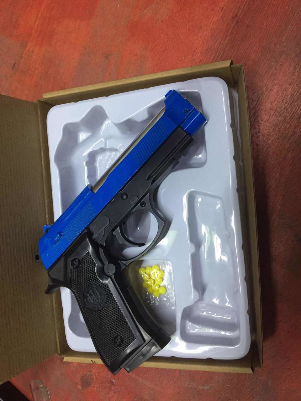 CYMA C19 - Replica M92 Full Metal Pistol in Blue - bbgunsuk.co.uk