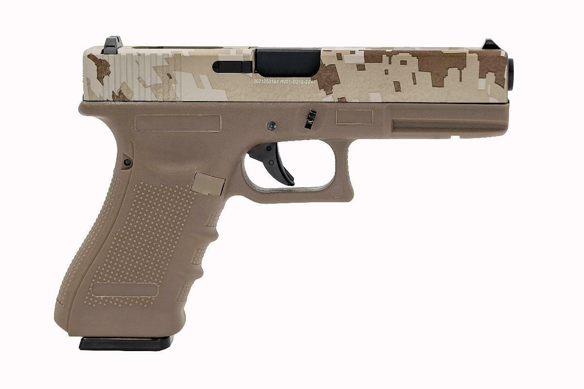 Raven EU17 Hydro Series GBB Pistol in Tan/Digital Desert - bbgunsuk.co.uk