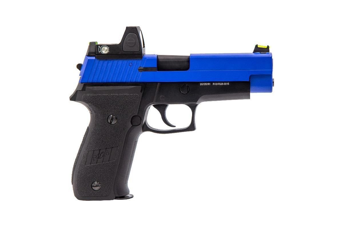 Raven R226 Gas Blowback pistol with BDS Sight in Blue - bbgunsuk.co.uk