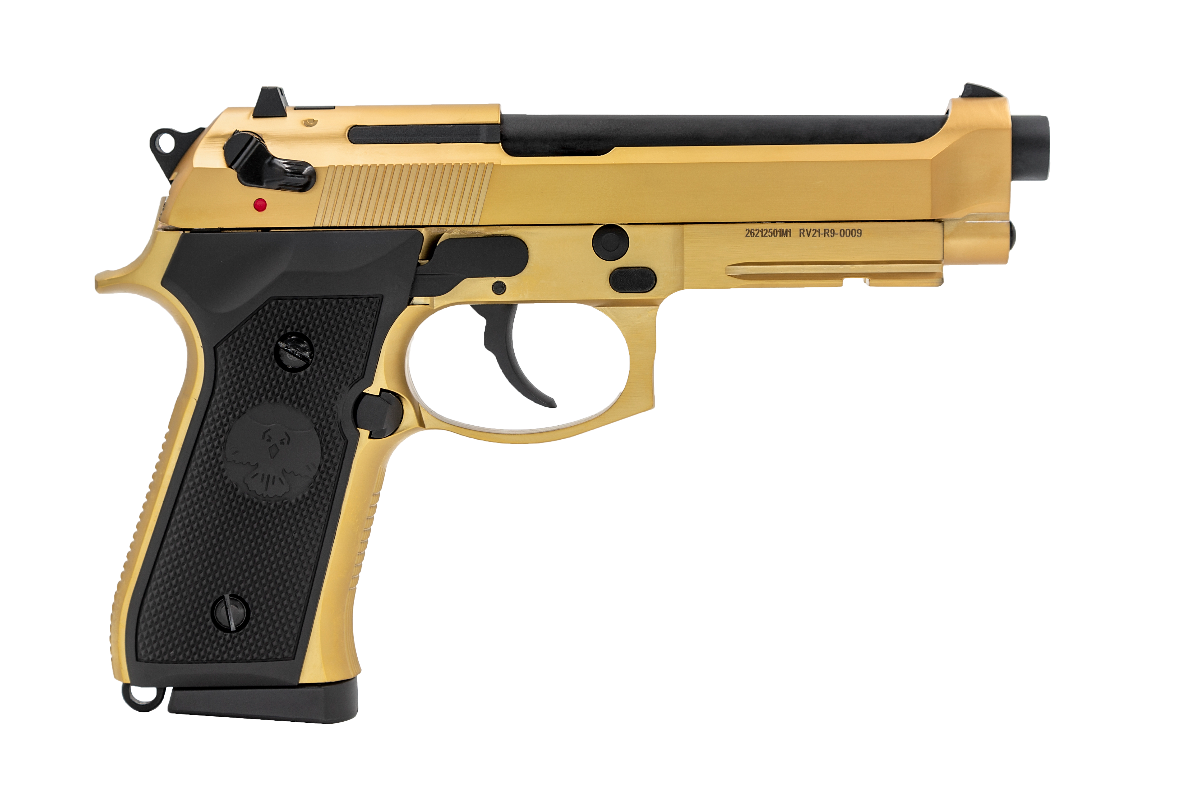 Raven R9 Replica M92 GBB Airsoft pistol in Gold - bbgunsuk.co.uk