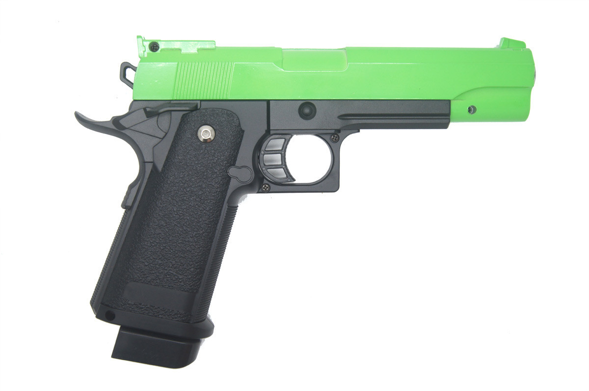 Galaxy G6 M1911 Full Metal BB Pistol Gun in Radioactive Green ...