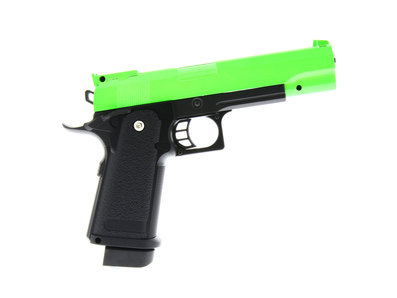 Galaxy G6 M1911 Full Metal BB Pistol Gun in Radioactive Green ...