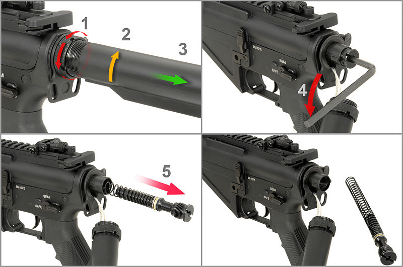 Cyma CM093C SR-47 AK Hybrid With Keymod Handguard in Black - bbgunsuk.co.uk