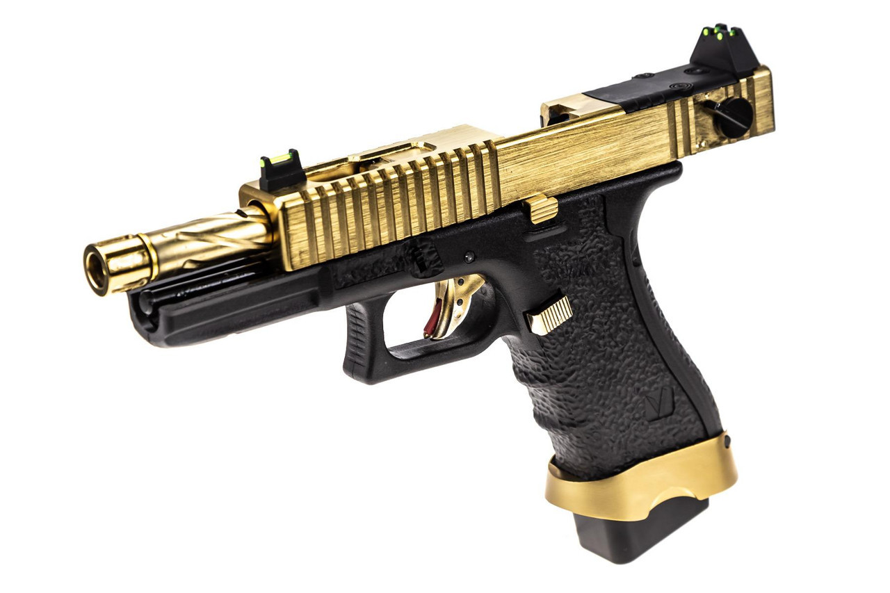 VORSK EU18 TACTICAL GAS BLOWBACK PISTOL IN TACTICAL GOLD - bbgunsuk.co.uk